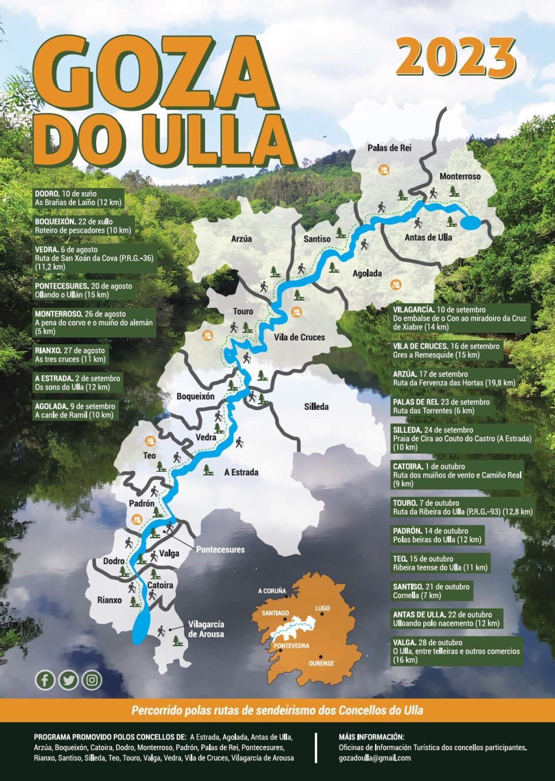 “Goza do Ulla 2023”: El 20 de Agosto en Pontecesures. – Pontecesures net